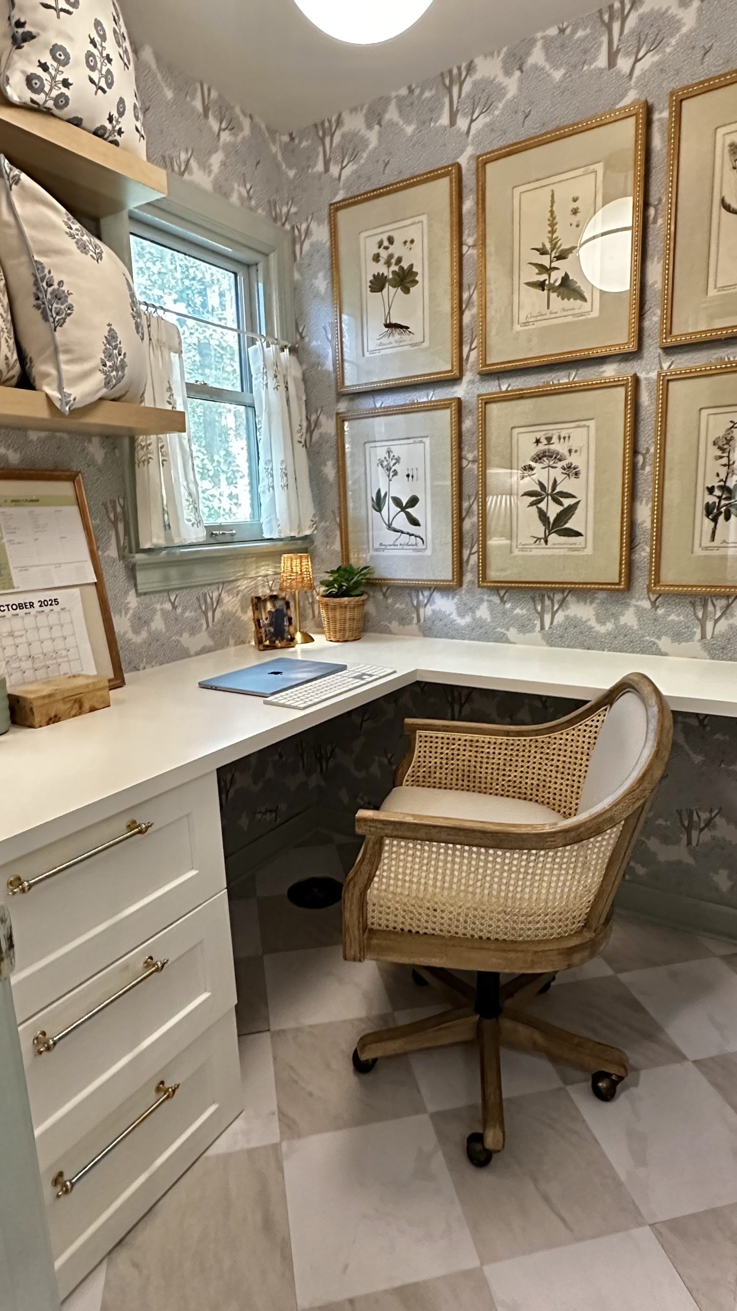 From Half-Bath to Home Office: Our Budget Office Transformation ...