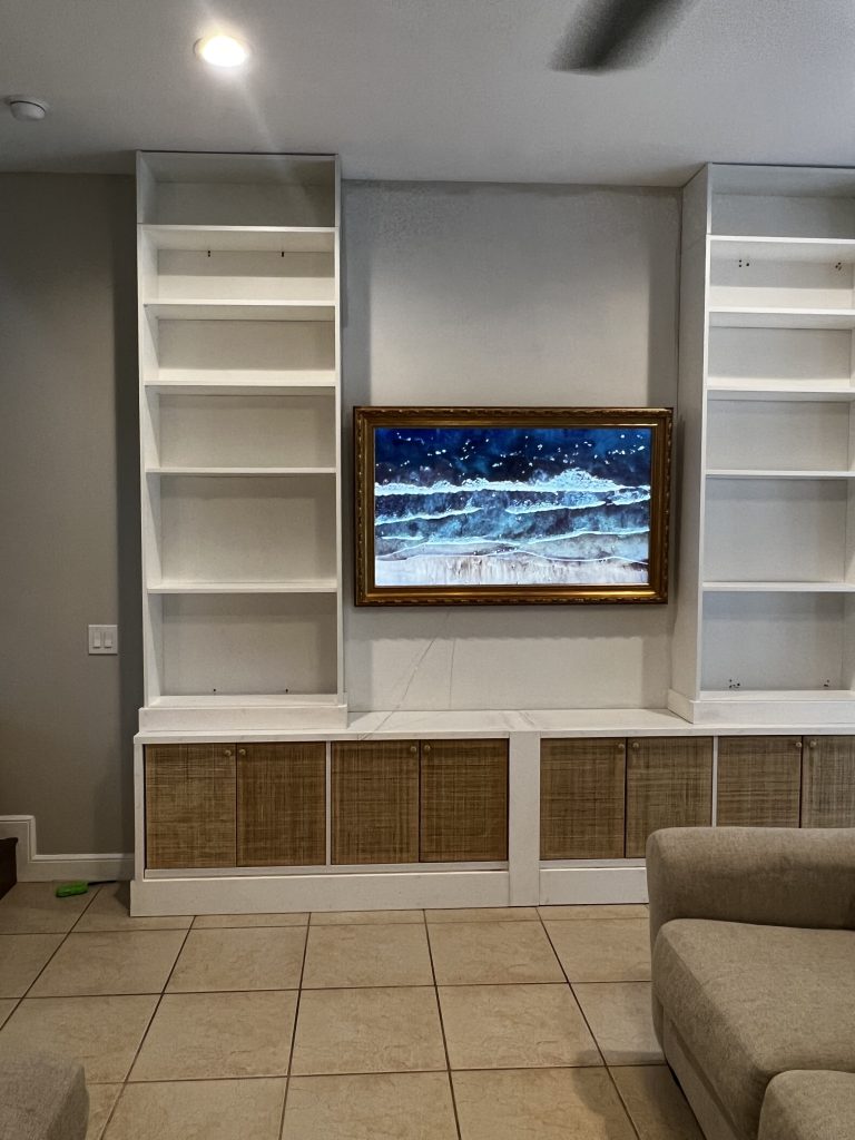 DIY Built In Bookshelves and Cabinets Using IKEA Billy Bookcases ...